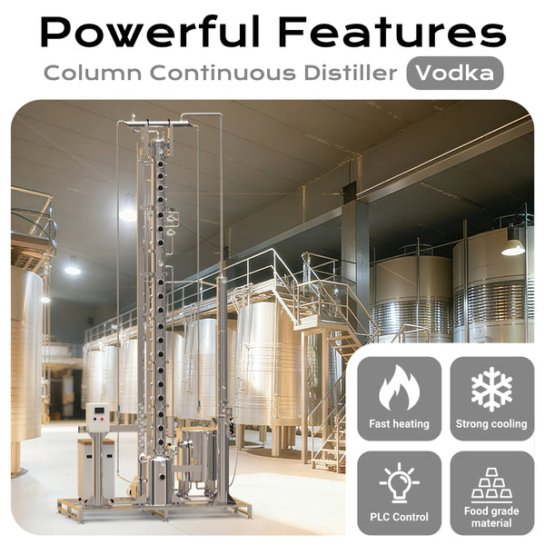HOOLOO Large Commercial Continuous Distiller