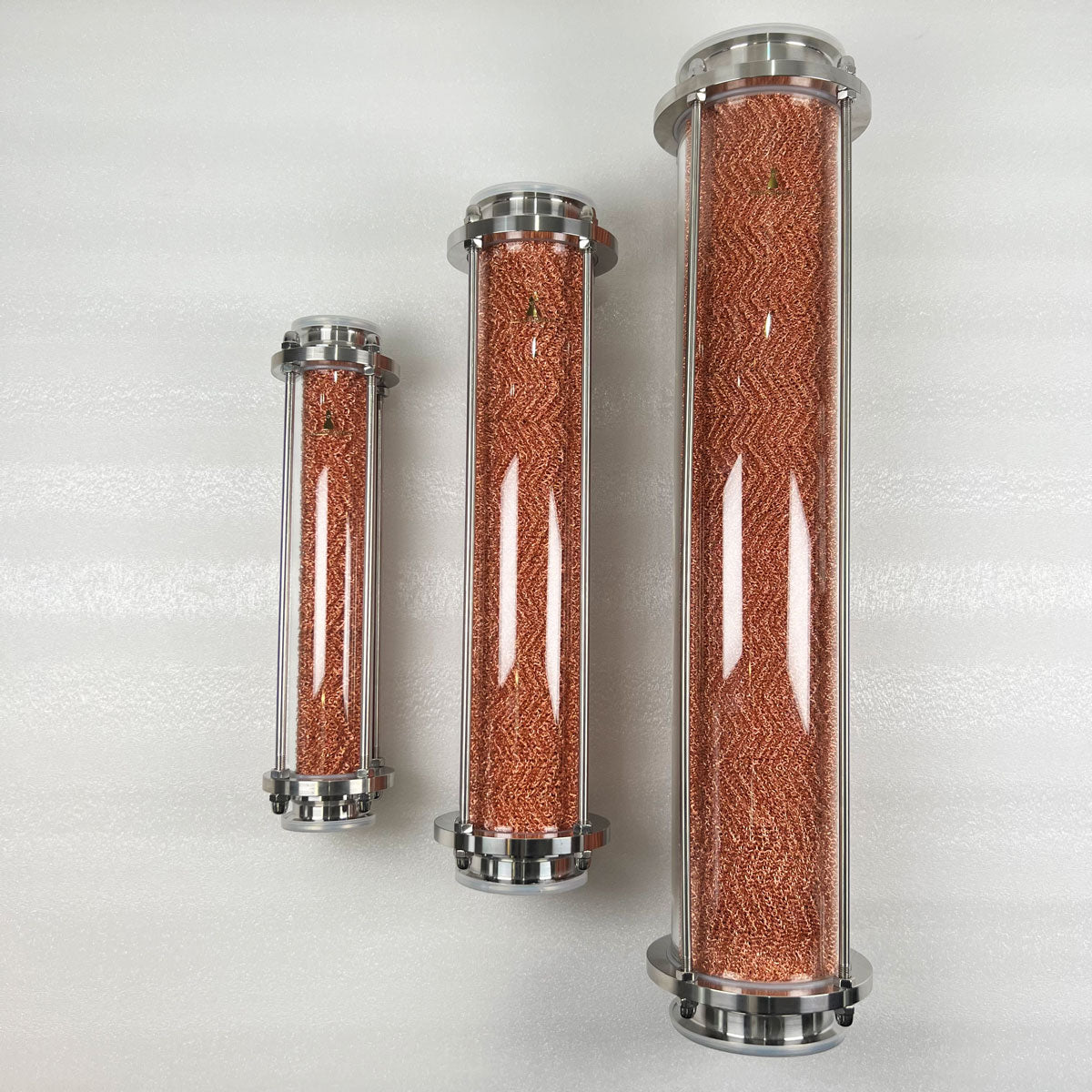 HOOLOO Copper Mesh Glass Distillation Column (2”/3”/4”)
